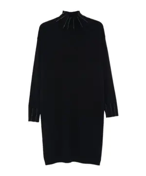 Fabiana Filippi High Neck Knit Dress - No