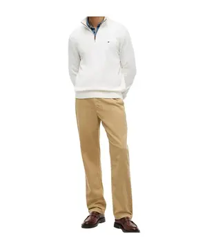 Tommy Hilfiger Mock Neck Quarter-zip Jumper With Cashmere