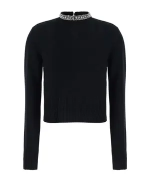 Pinko Embellished Knitted Jumper