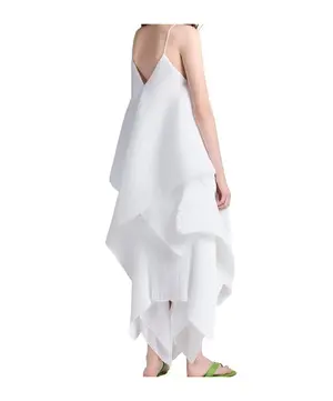 J.W.ANDERSON Pleated Handkerchief-hem Blouse