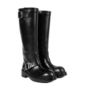 ANN DEMEULEMEESTER Arwa Engineer High Boots