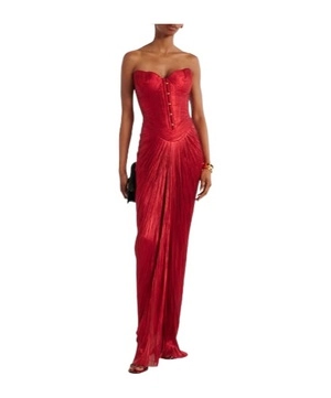 MARIA LUCIA HOHAN Kiera Silk Tulle Corset Gown
