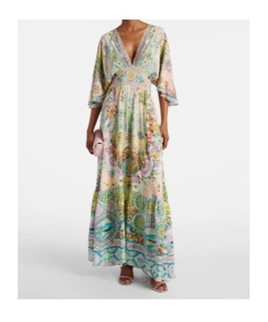 Camilla Embellished Silk Maxi Dress