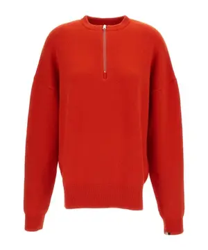 Extreme Cashmere Zip-up Sweater - Red
