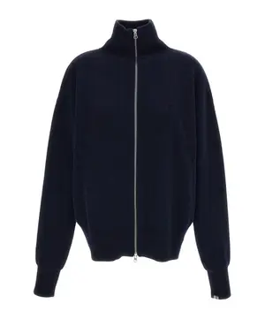 Extreme Cashmere Zip-up Sweater - Black