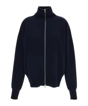 Extreme Cashmere N319 Zip-up Cardigan - Black
