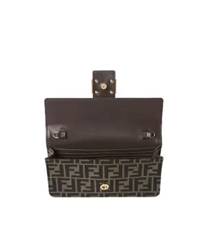 Fendi Tube Ff-jacquard Wallet