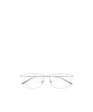 Balenciaga Rectangle Frame Eyeglasses - Silver