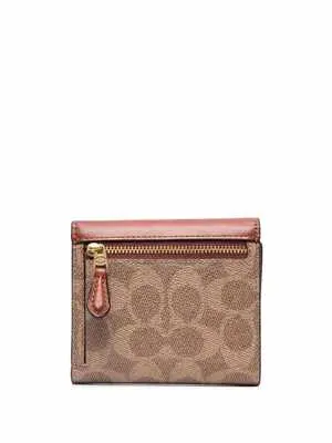COACH Wyn Logo Plaque Small Wallet