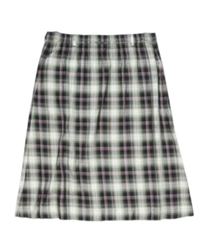 Acne Studios Plaid Midi Skirt - Gray
