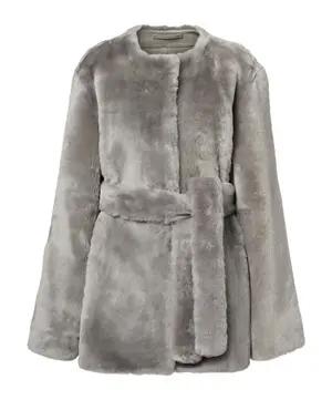 TOTEME Shearling Jacket - Gray