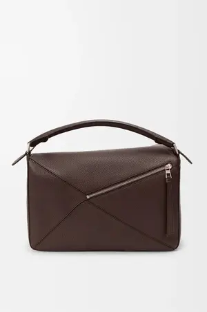 Loewe Logo Embossed Top Handle Bag