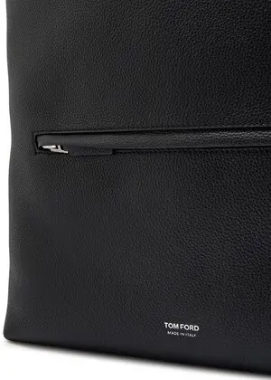 TOM FORD Grained Leather Bucket Bag