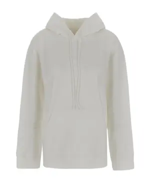 MAISON MARGIELA Logo-embroidered Drawstring Hoodie - Gray