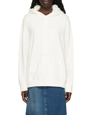MAISON MARGIELA Logo-embroidered Drawstring Hoodie