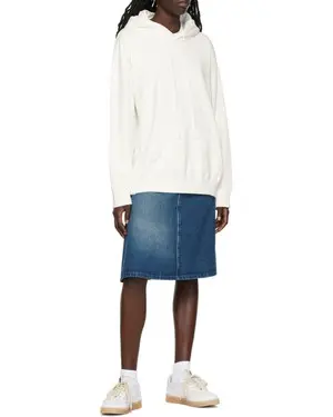 MAISON MARGIELA Logo-embroidered Drawstring Hoodie