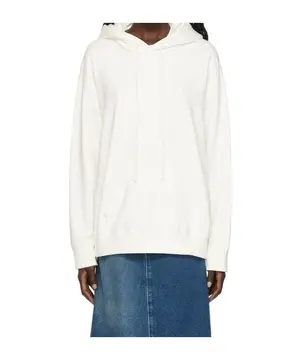 MAISON MARGIELA Logo-embroidered Drawstring Hoodie