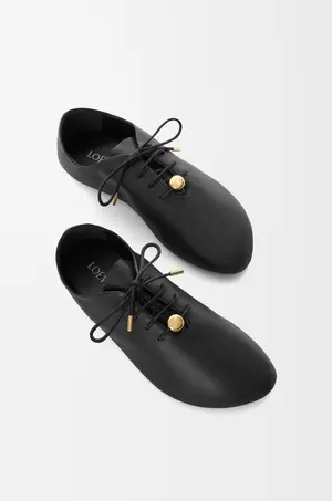 Loewe Pebble Soft Lace-up Shoes