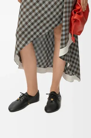Loewe Pebble Soft Lace-up Shoes