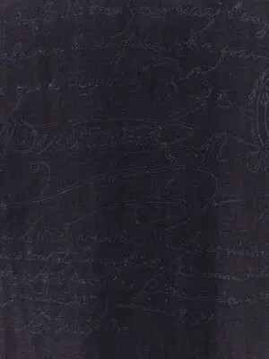 Berluti Script Detailed Collared Shirt