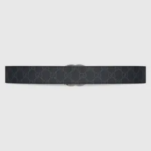 Gucci Gg Marmont Reversible Belt - Black