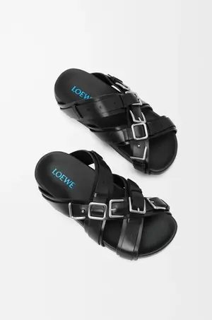 Loewe Fussbett Sandals With Buckle Detailing