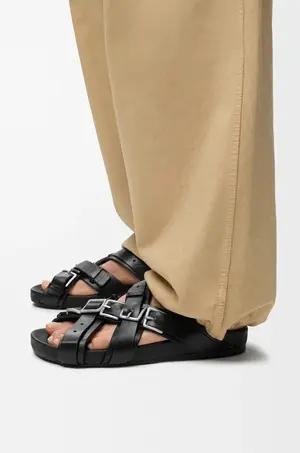 Loewe Fussbett Sandals With Buckle Detailing