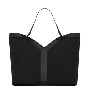 Saint Laurent Large Y-logo Tote Bag