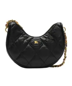 Burberry Horseshoe Chain Bag - Black