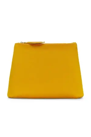 LIFFNER Zip Clutch In Orange - Mandarin