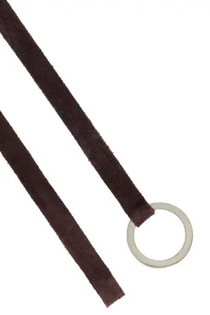 ST. AGNI Suede Tie Belt In Brown