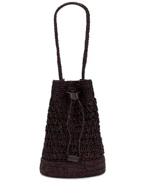 Jenni Kayne Riviera Raffia Bucket Bag