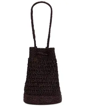 Jenni Kayne Riviera Raffia Bucket Bag