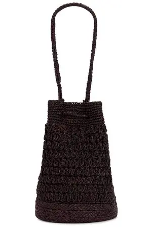 Jenni Kayne Riviera Raffia Bucket Bag