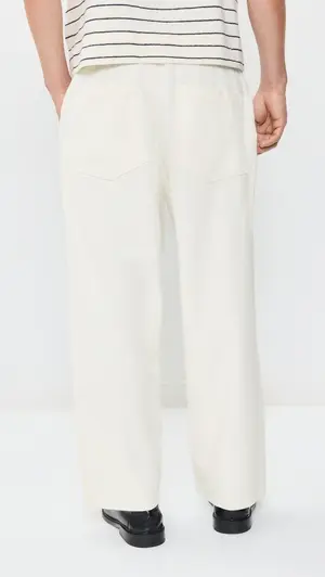 Universal Works Dutch Slub Drill Wide Leg Pants