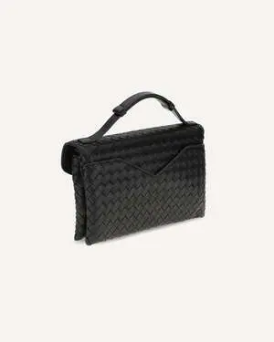 Bottega Veneta Knot Lock Shoulder Bag - Black