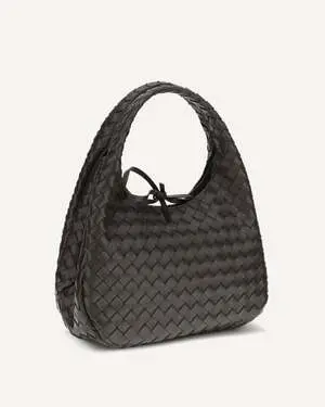Bottega Veneta Campana Shoulder Bag - Brown
