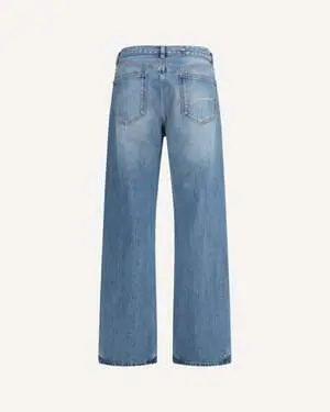 Jacquemus Wide-leg Faded Denim Jeans