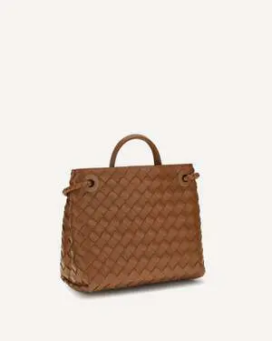 Bottega Veneta Andiamo Shoulder Bag - Brown