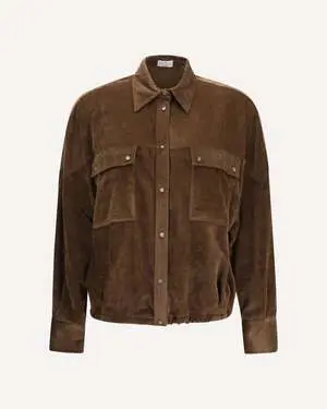 Brunello Cucinelli Corduroy Shirt - Brown