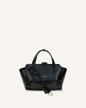 HIDESINS Flap S Leather Handbag - Black