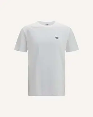 Loewe Cotton T-shirt With Embroidered Logo - White