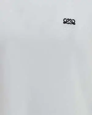 Loewe Cotton T-shirt With Embroidered Logo