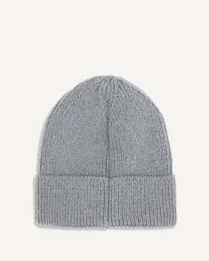 The North Face Ribbed Logo Beanie - Grey