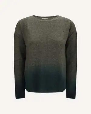 MIRROR IN THE SKY Gradient Cashmere Crewneck Sweater