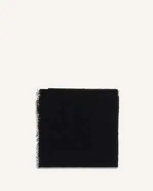MIRROR IN THE SKY Gran Soufflé Semi-felted Scarf - Black