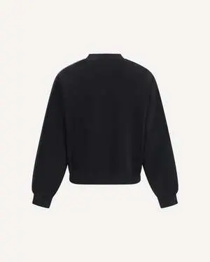 Moose Knuckles Mix Media Crewneck Sweater