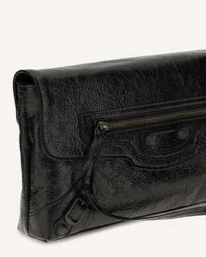 Balenciaga Le City Clutch In Lambskin