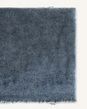 MIRROR IN THE SKY Lightweight Cashmere Scarf With Fringes