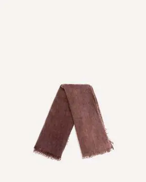 MIRROR IN THE SKY Lightweight Cashmere Scarf With Fringes
